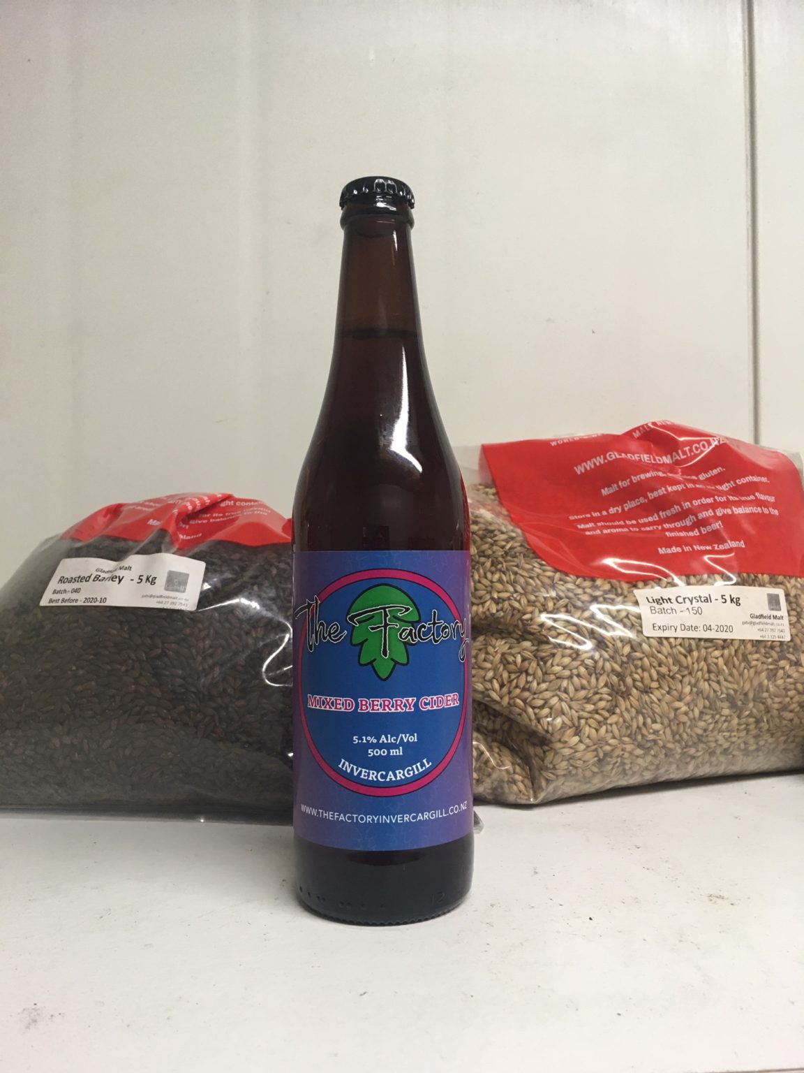 Mixed Berry Cider - 500ml - 5.1% - by The Factory Invercargill